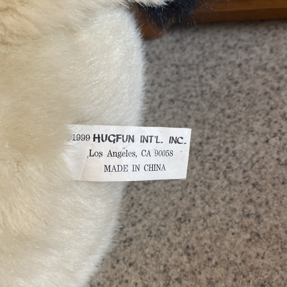 Hugfun | Toys | Vintage Plush Hugfun Holstein Black And White Cow Bill ...